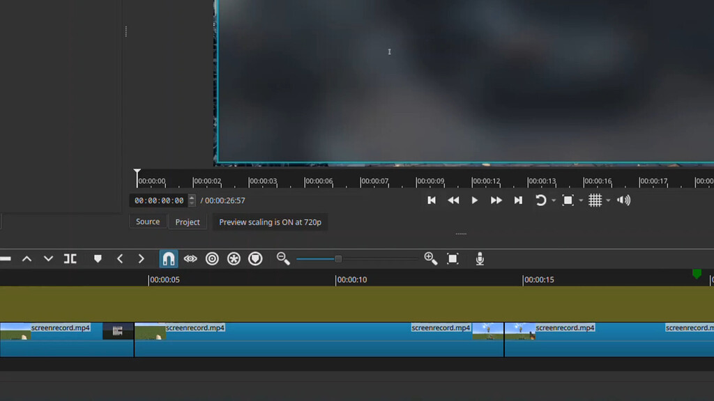Cursor disappearing when moved to specific places - Bug - Shotcut Forum