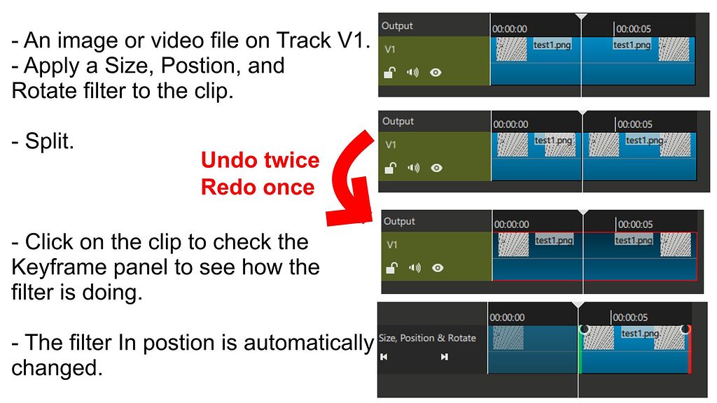 Size, Position, Rotate filter's In position unexpectedly change during undo and redo - Bug ...