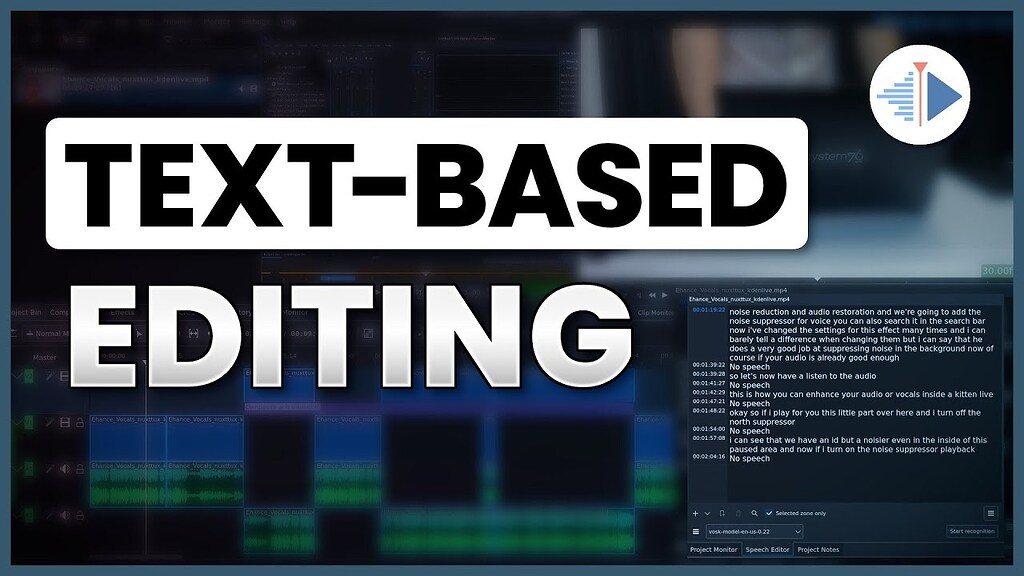 add "text based editing" like in premiere pro - Suggestion - Shotcut Forum
