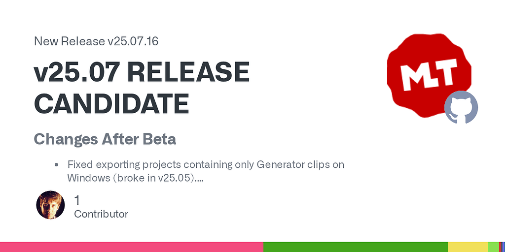 BETA version 25.07 now available - Announcement - Shotcut Forum