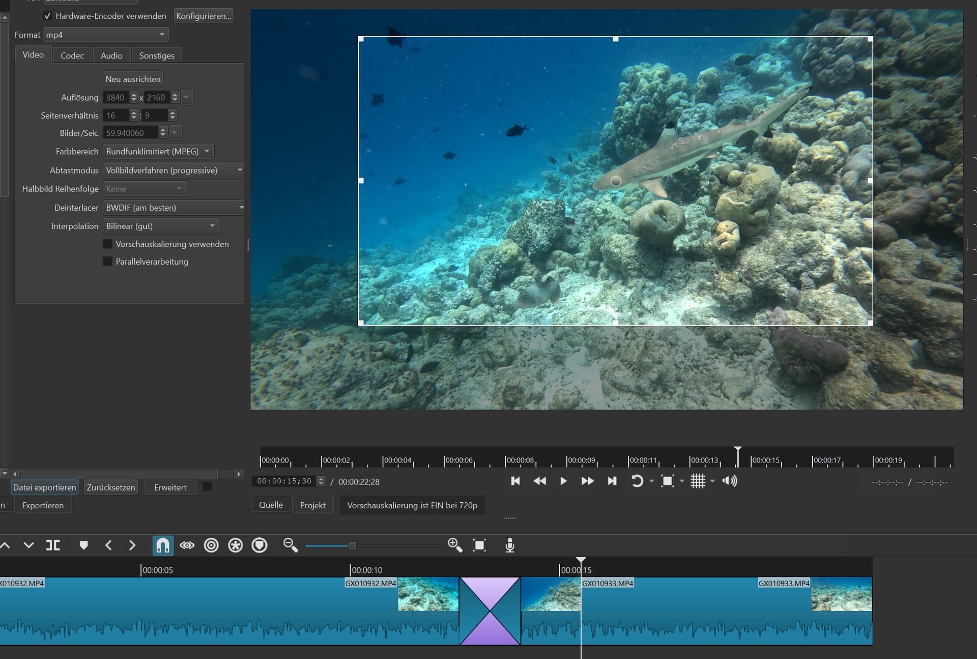 How can I crop a 5,3k video to a 4k video - Help/How To - Shotcut Forum