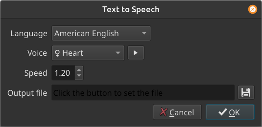 Subtitles > Text to Speech - Documentation - English - Shotcut Forum