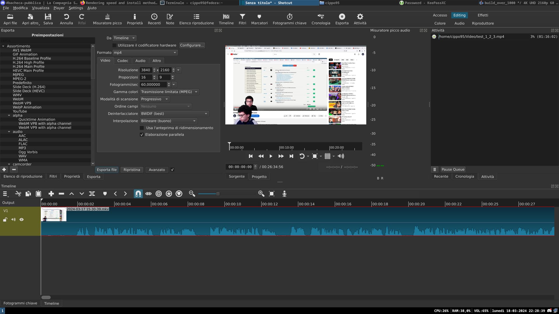Rendering speed and install method (repos - Help/How To - Shotcut Forum