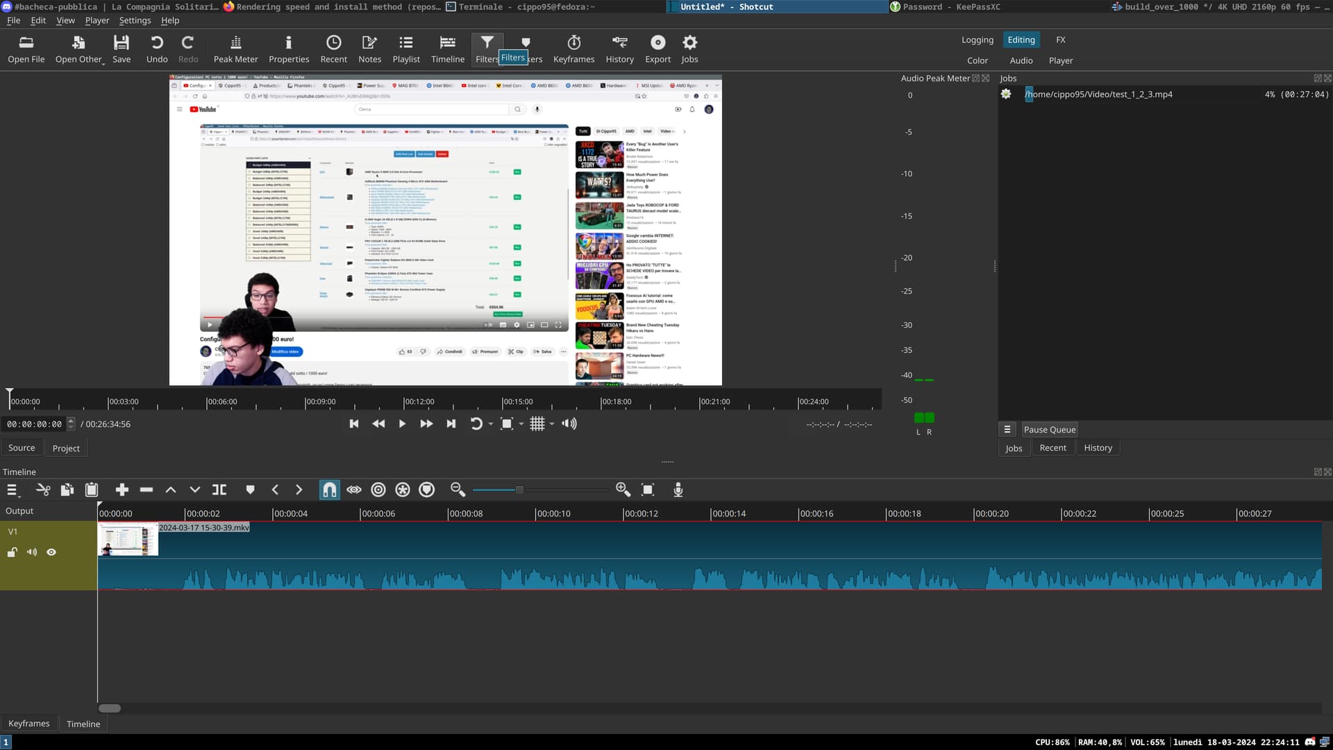 Rendering speed and install method (repos - Help/How To - Shotcut Forum